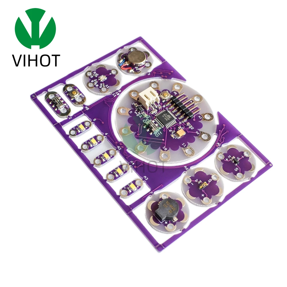 Generic Atmega32u4 Atmega328p Lilypad 328 For Arduino Diy Kit Usb Attiny85 Lilytiny Main Board ...